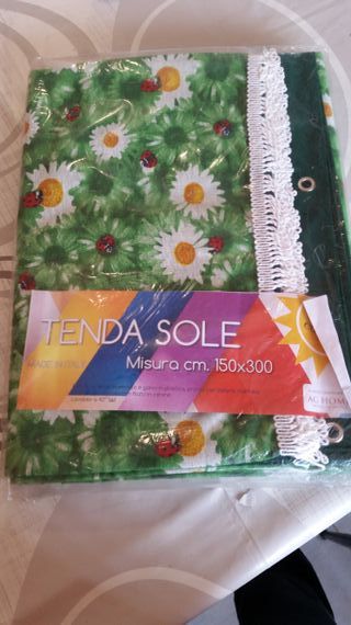 Tenda da sole fiorata in cotone AG HOME