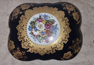 cofanetto ceramica dipinta