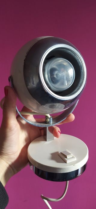 lampada space age eyeball modernariato