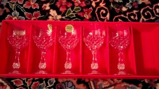 bicchieri in cristallo 