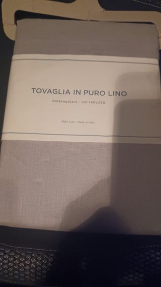 tovaglia puro lino 100% 140×230cm