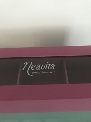 Neavita scatola in legno per infusi e tisane