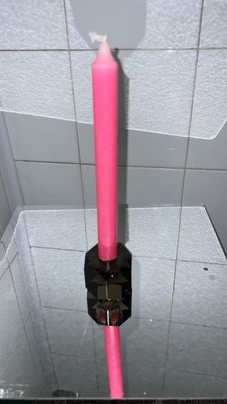 Portacandela in vetro di Murano 