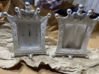 Coppia Portafoto e Sveglia 