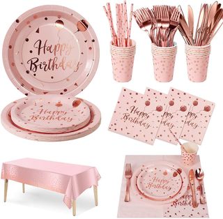 set piattini di compleanno 