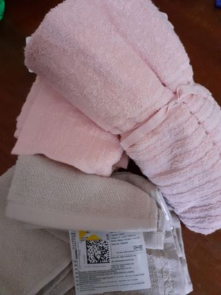 set 9 asciugamani per il bagno 