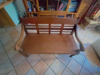 Panca in legno d'epoca 
