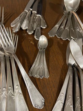 Set posate in argento 