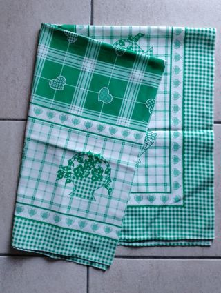 Tovaglia verde 100% cotone Made in Italy