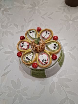 portacioccolatino cassata siciliana in ceramica