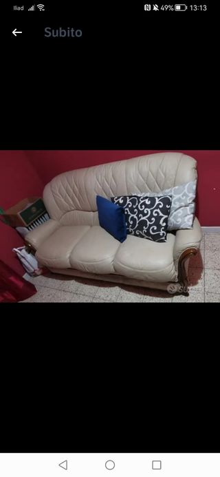 regalo divano letto in pelle