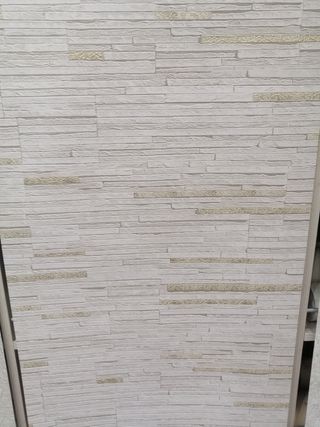 parato lavabile effetto mattonella 