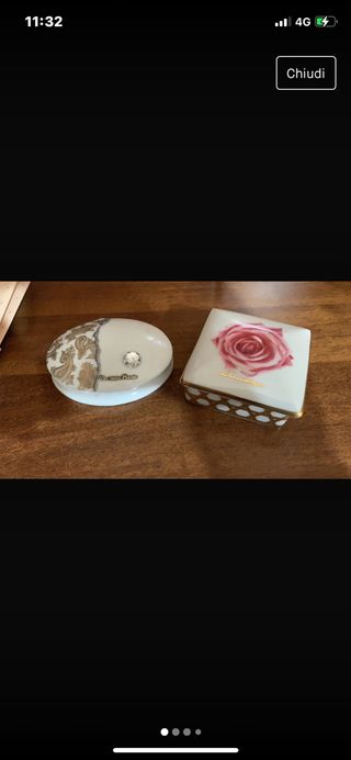 Porcellane di limonges porta gioie 