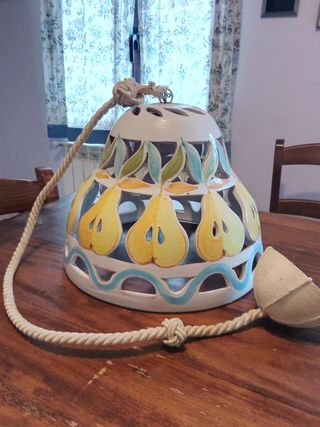 LAMPADARIO IN CERAMICA FATTO A MANO