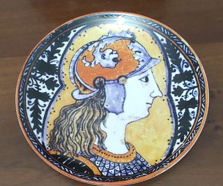 piatto decorativo  ceramica