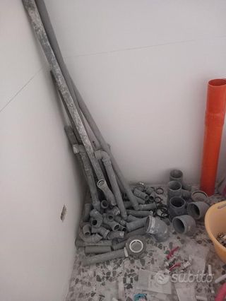 Rimanenza tubi pvc e multistrato 