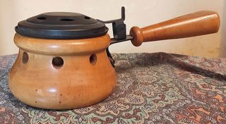 Incensiere in legno con manico