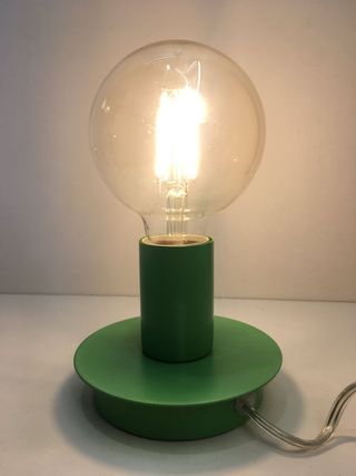 Lampada metallo verde
