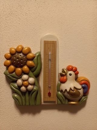 Formella termometro con girasole