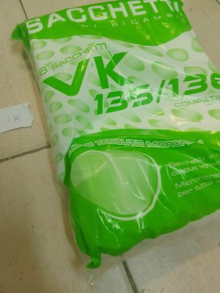  6 Sacchetti FOLLETTO VK 135 VK 136