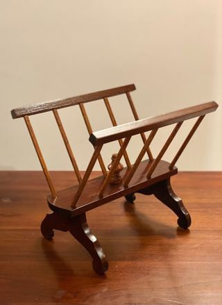 Portariviste portagiornali vintage in legno