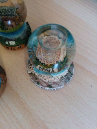 sfere di neve in vetro