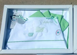 2 lenzuolini per lettino con sbarre