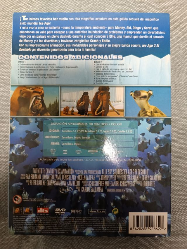 Ice Age 2: El Deshielo DVD Edición Limitada de segunda mano por 3 EUR ...