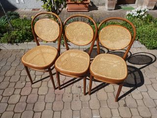 sedia 3 sedie thonet vintage in buono stato 
