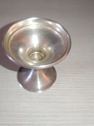 Porta candela argento 