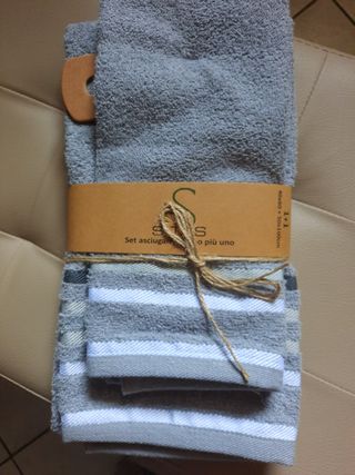 asciugamani 1+1