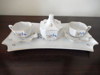 Servizio da caffe' per 2 in Porcellana Vintage CAB