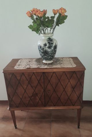 Mobile bar anni 60 in legno 