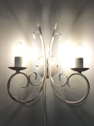 Aplic metallo bianco/rame