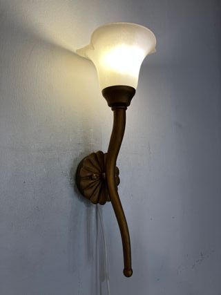 Aplic metallo vetro "scavo"