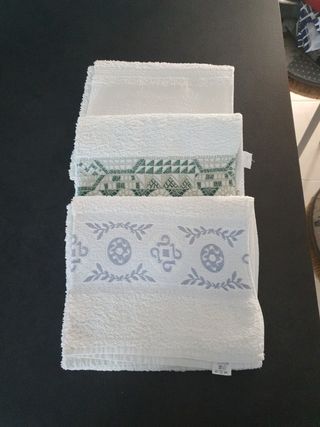 3 asciugamani  viso 95x55