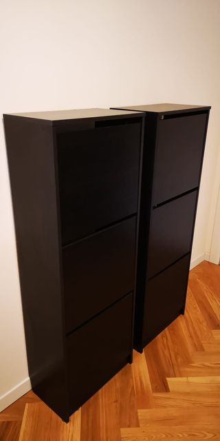 Scarpiera (coppia) a tre scomparti