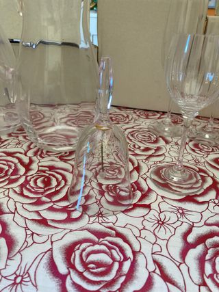 Set bicchieri in cristallo 