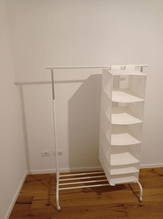 n°2 pz - Appendiabiti Ikea con organizzatori 