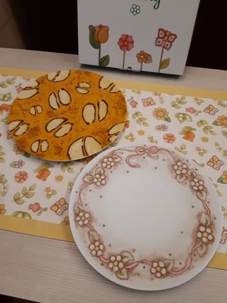 Coppia piatti torta Thun