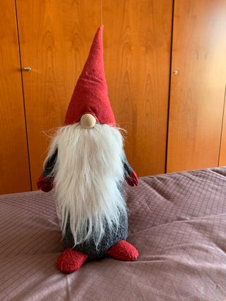 Gnomo ferma porta in feltro
