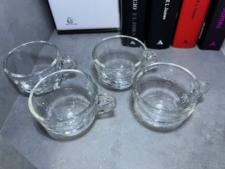 Set 4 tazzine vetro