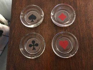 PICCOLI PORTACENERI TAVOLO DA GIOCO