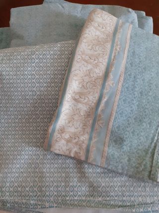 completo lenzuola letto singolo vintage 