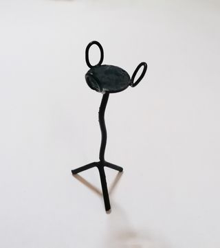 Portacandela in ferro battuto