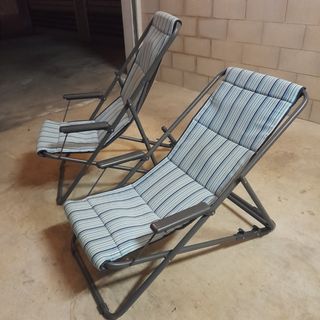 Set 2 sdrai giardino, balcone, mare