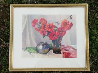 quadro con stampa anni 60