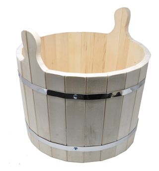 Secchio di legno per sauna