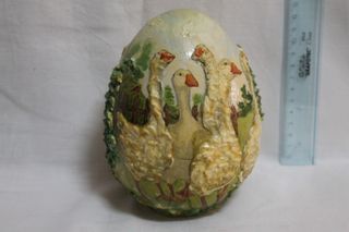 Uovo decorazione decoupage