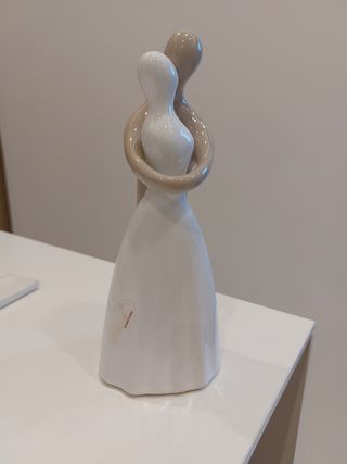 coppia sposi bianco e tortora
